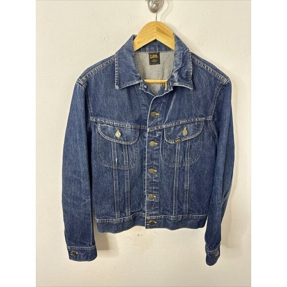 Lee | Jackets & Coats | Vintage Lee Denim Jean Jacket S Blue Made In ...